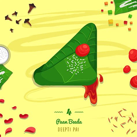 A Mithai A Day Days Of Type Numbers On Behance