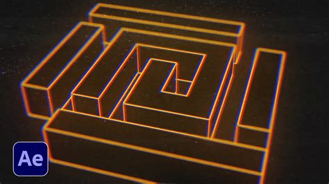 Cinematic 3d Wireframe Logo Intro In After Effects Sonduckfilm