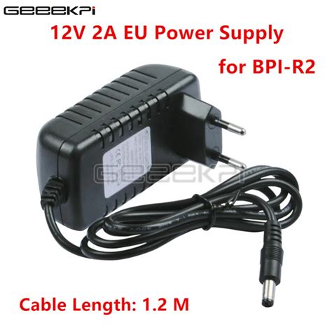 Original Banana Pi R2 12v 2a Eu Plug Power Supply Adapter Free