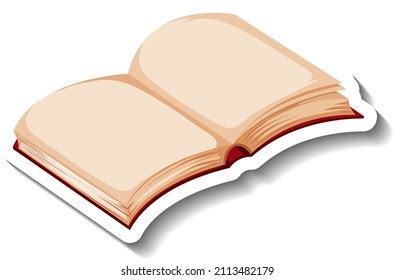 Opened Book Empty Pages Illustration Stock Vector Royalty Free