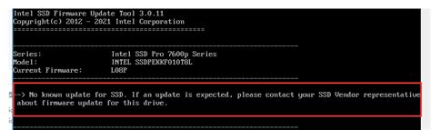 佛西博客 记一次 Intel 7600p固态更新固件的坑