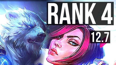 VOLIBEAR Vs FIORA TOP DEFEAT Rank 4 7 Solo Kills Godlike NA
