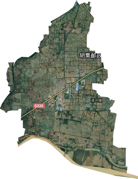 胡集镇高清卫星地图 Bigemap GIS Office
