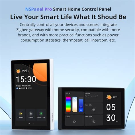 Sonoff Nspanel Pro 120 Type Smart Home Control Panel Zigbee 30