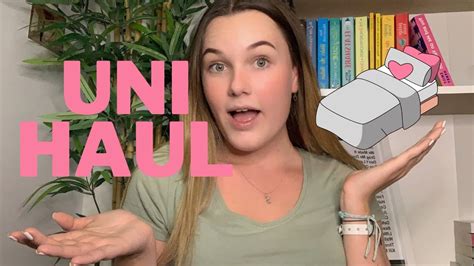 A Huge University Haul Youtube