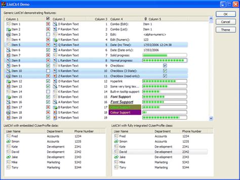 ListCtrl A WTL List Control With Windows Vista Style Item Selection
