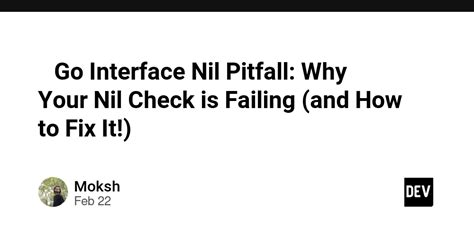 🚀 go interface nil pitfall why your nil check is failing and how to