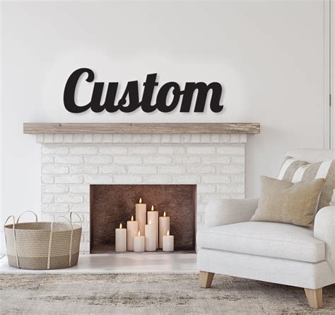 Custom Wood Word Personalized Word Sign Kobasic Creations