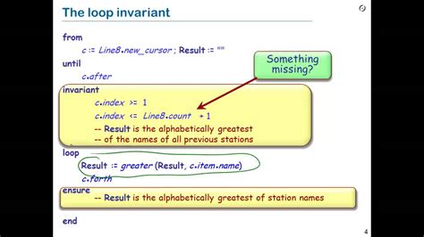 Control Structures Loop Invariants Youtube