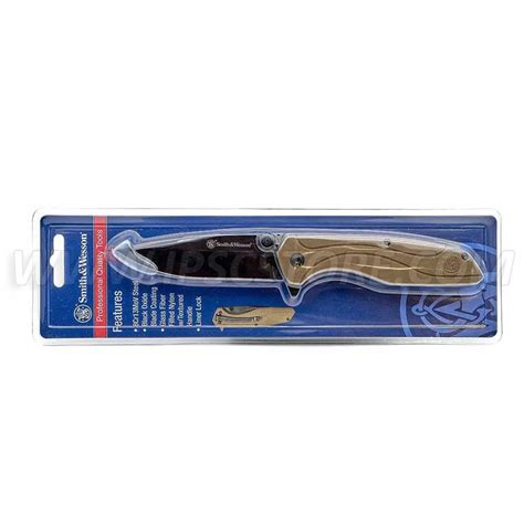 1084313 Drop Point Folding Knife Smith And Wesson