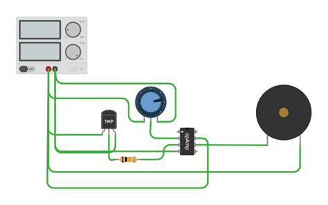 Circuit Design Fire Alarm Tinkercad