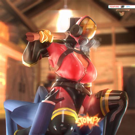 Rule 34 3d Dash23 Faceless Forefront Fempyro Pyro Sfm Source Filmmaker Spy Team Fortress 2