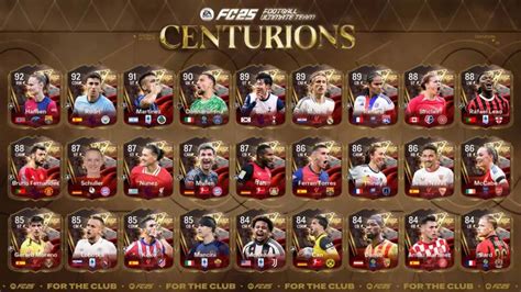 Ea Fc 25 All Centurions Event Card List