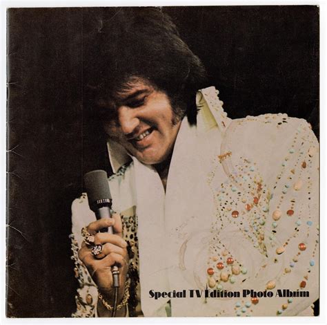 Lot Detail Elvis Presley Original 1976 Special Tv Edition Photo Album