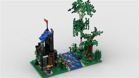 Lego Moc Forestmen River Camp By Naiilo Rebrickable Build With Lego