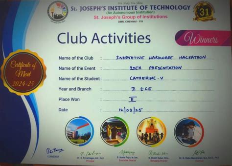 Me And My Team Had A Blast And Won At The Ideathon Hosted By St Cathrine V