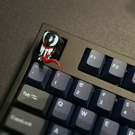 Venom Keycap Handmade Resin Custom Artisan Etsy