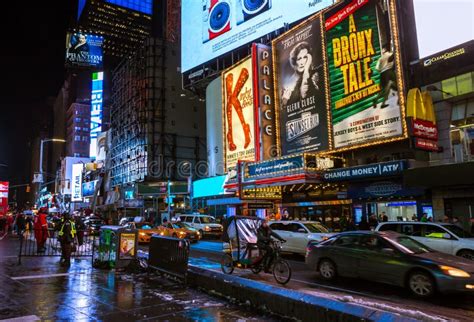 New York City Usa March 18 2017 Times Square Featured With