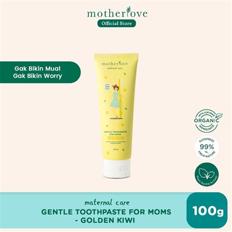 Jual Motherlove Gentle Toothpaste For Moms Golden Kiwi 100g Shopee