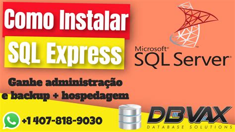 Como Instalar O SQL Express