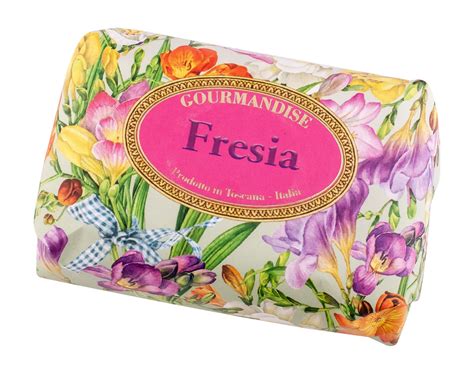 Натуральное мыло с ароматом фрезии Gourmandise Savon Parfume Fresia ...