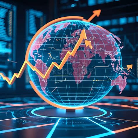 Dynamic Market Analysis A Close Up Of Trading Data And Candlestick