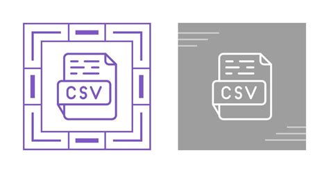 CSV Vector Icon 39974594 Vector Art At Vecteezy
