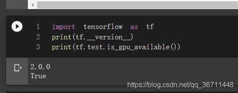 Colab中改变tensorflow的版本在colab上更改tensorflow版本 Csdn博客
