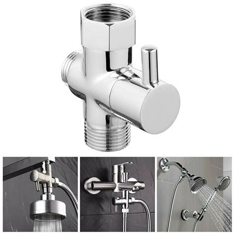 G1 2in 3 Way Diverter Valve T Adapter Converter For Shower Brass Water