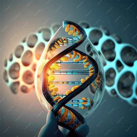 Premium Photo 3d Rendering Photo Of Molecular Structure Model