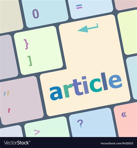 Analysis Concept Button On Modern Computer Vector Image