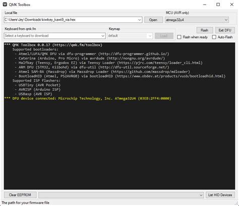 Tutorial Flashing Firmware KiwiKey