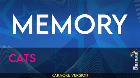 Memory Cats Karaoke Youtube