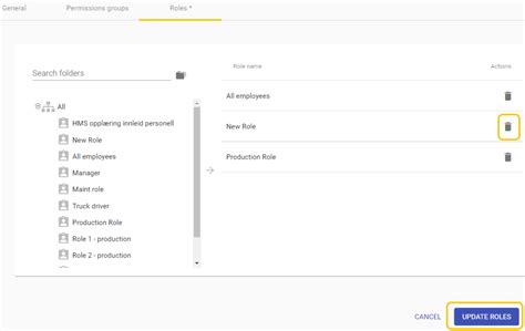 add and remove roles for user support center