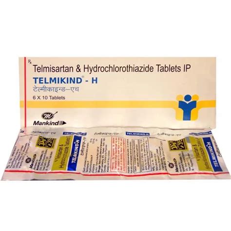 Telmisartan And Hydrochlorothiazide Tablets At Rs 400 Stripe Dighori