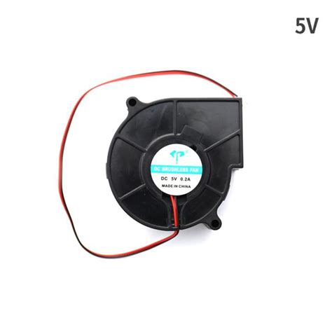 5v 12v 24v Usb 75mm X 30mm Turbine Centrifugal Blower Cooling Fan