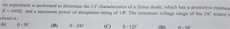 Answered An Experiment Is Performed To Determine The I V Kunduz