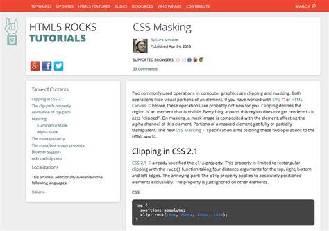 The Expressive Web Css Shapes Masks Blend Modes And Regions