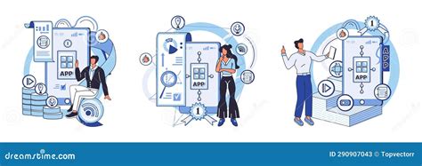 Application Testing Metaphor Vector App Test Boot Camp Training For App Before It Gets