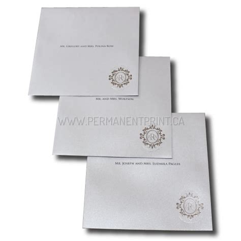 Variable Data Printing Invitation Envelopes Permanent Print