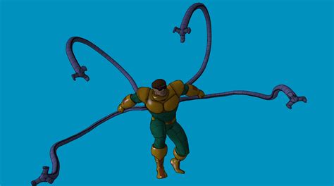 Doc Ock 90`s Animated Series 3d Model 20 Pz3 Fbx Obj Unknown