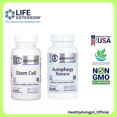 Life Extension Geroprotect Stem Cell Autophagy Renew 30 I 60