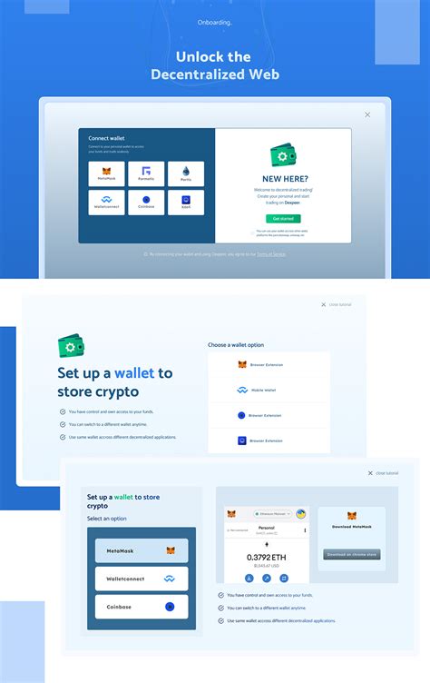 Dapp Wallet Onboarding On Behance