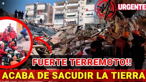 HACE INTANTES Otro Fuerte Terremoto Sacude La Tierra Hoy El Mundo Sigue Temblando Brutalmente