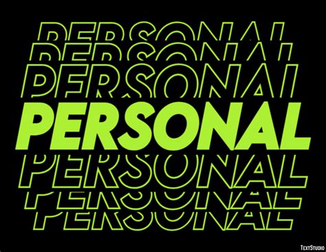 Personal Modern Stroke Text Effect Generator