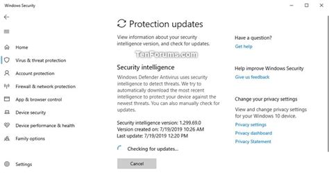 How To Update Security Definitions For Microsoft Defender Antivirus