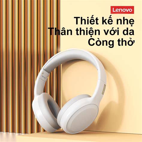 Tai nghe Bluetooth chụp tai Lenovo TH30 âm thanh nổi giảm ồn thoải mái