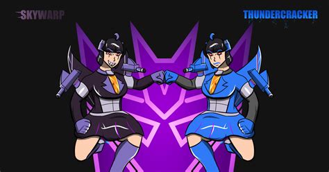 トランスフォーマー Skywarpthundercracker Shpのイラスト Pixiv