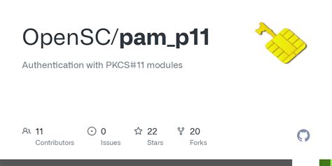 GitHub OpenSC Pam P11 Authentication With PKCS 11 Modules