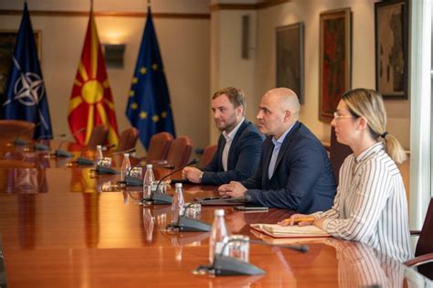 Ковачевски на средба со рабин Ендру Бејкер Северна Македонија секогаш била на вистинската